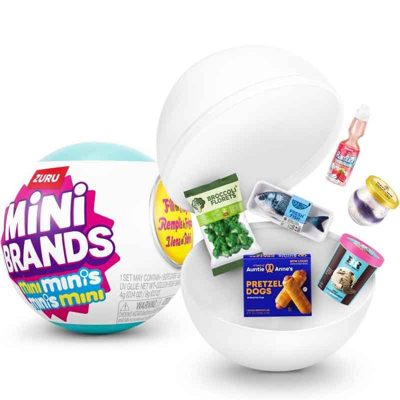 BOLA MINI BRANDS CON 5 SORPRESAS LLENA EL REFRIGERADOR 77711GQ2 – WUA-WUA